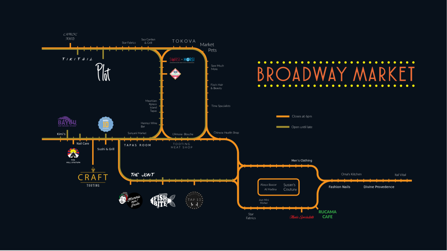 Map – Broadway Market